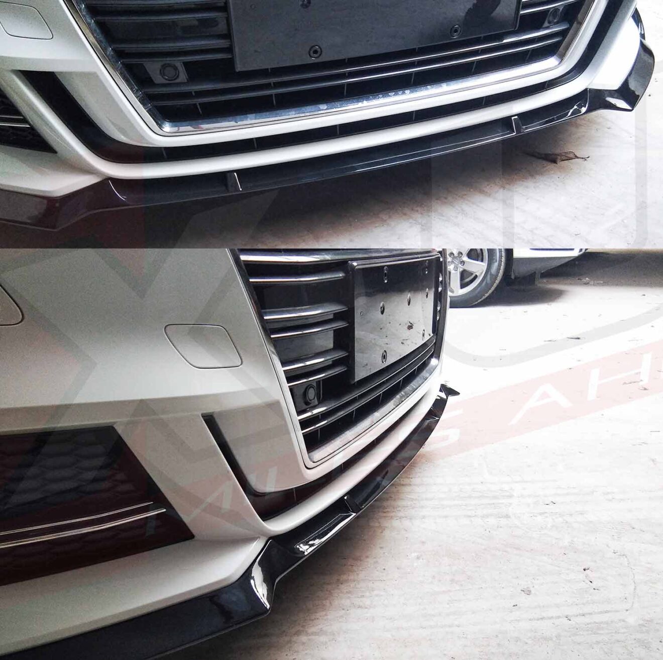 Audi A3 8V S-Line S3 Hatchback Sportback 2016-2018 front splitter