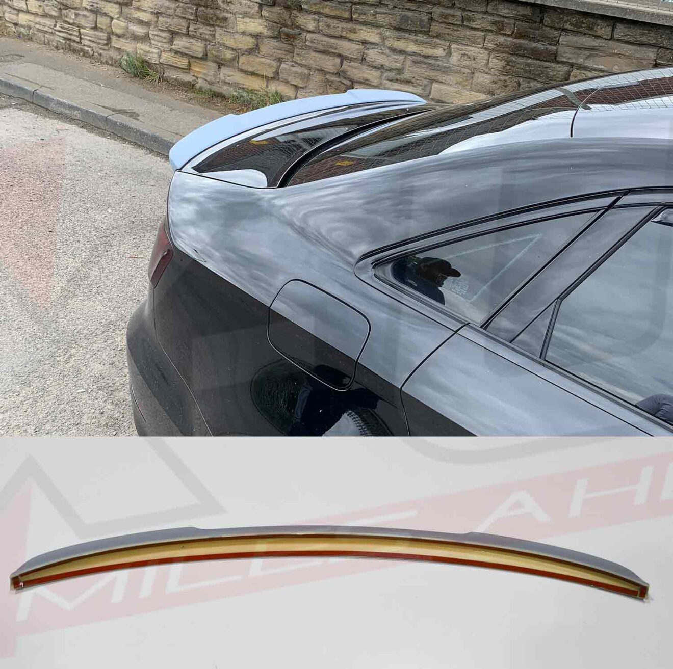 Audi A3 Saloon spoiler S3 8V 2012-2018 ABS easy installation