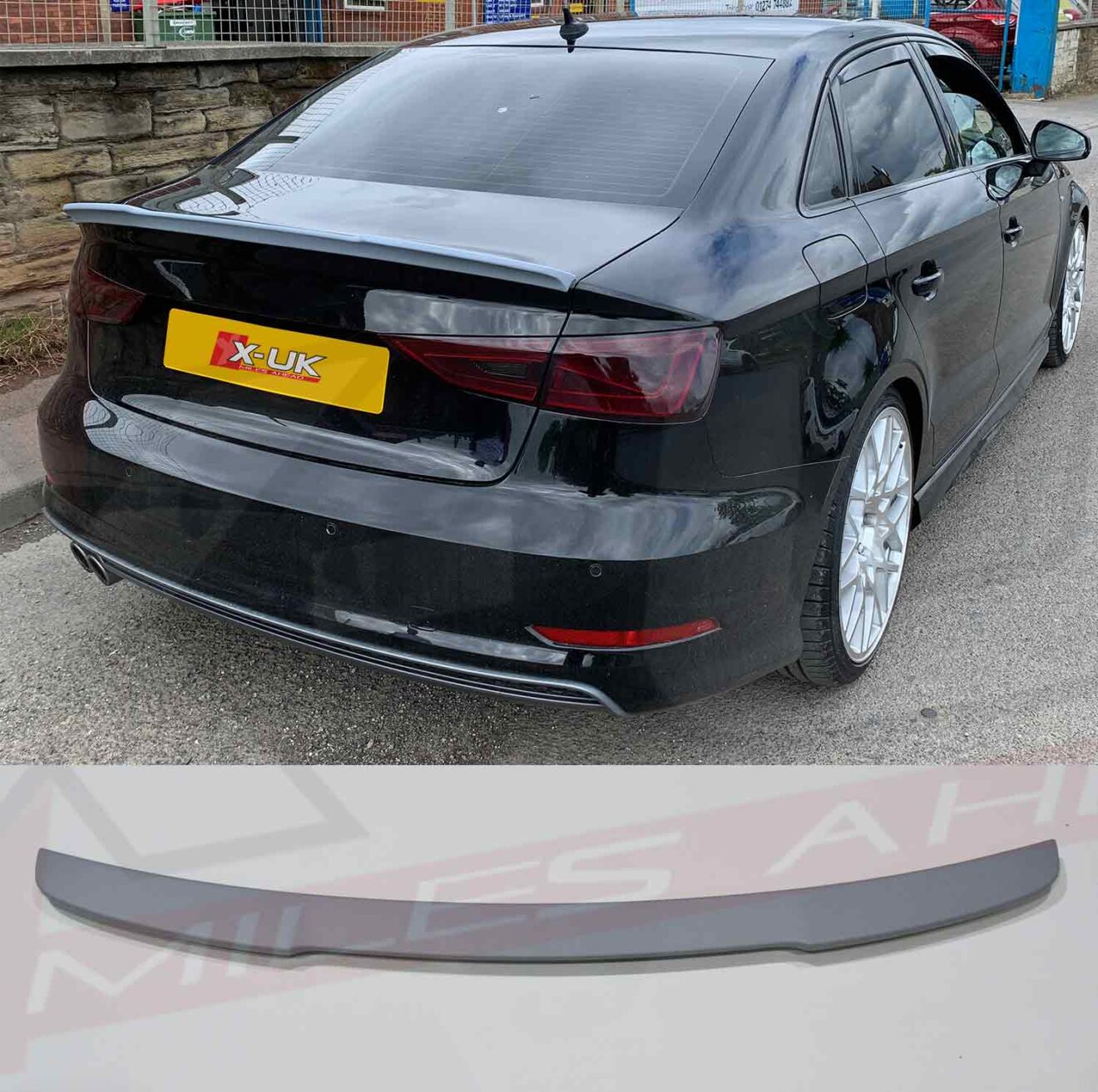 Audi A3 Saloon spoiler S3 8V 2012-2018 ABS easy installation