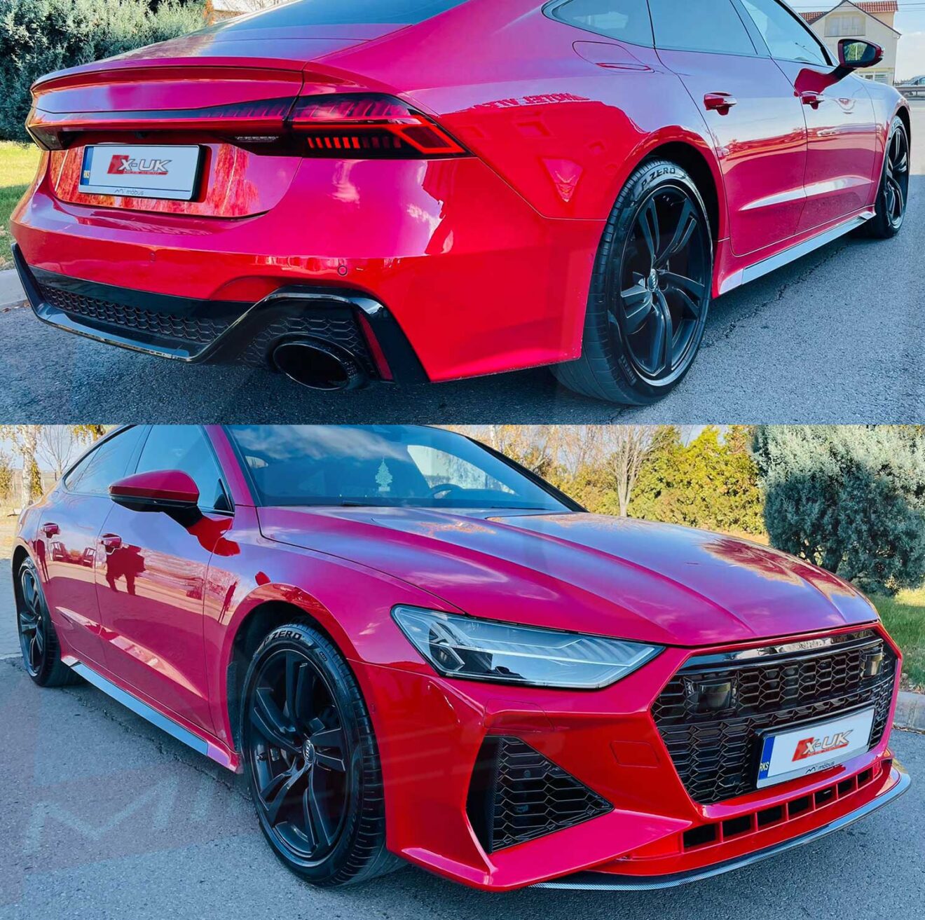 RS7 style body kit to fit Audi A7 S7 2018-2021 4k8
