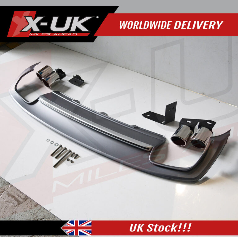 Audi A4 B8.5 S-Line 2013-2015 S4 style rear diffuser Sedan / Saloon ...