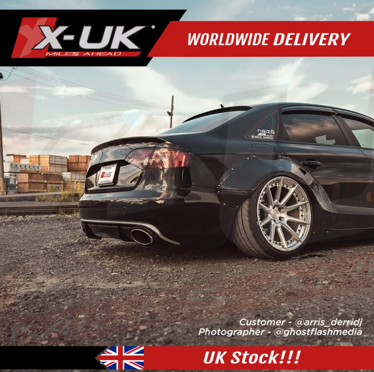 A4 wide body kit conversion kit to fit B8 2008-2012 A4 and S4