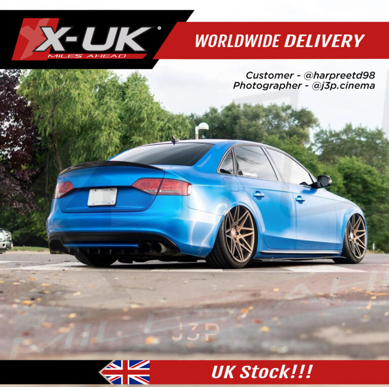 A4 wide body kit conversion kit to fit B8 2008-2012 A4 and S4