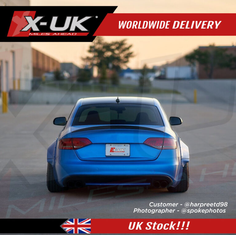 A4 wide body kit conversion kit to fit B8 2008-2012 A4 and S4