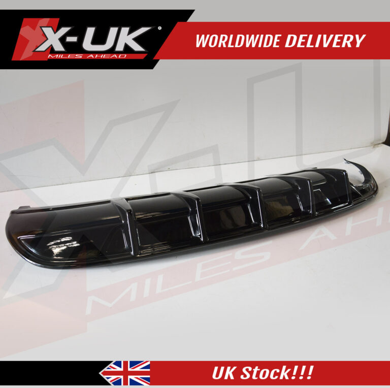 Audi A4 Sline diffuser black FRP to fit 2008-2012 B8 saloon avant