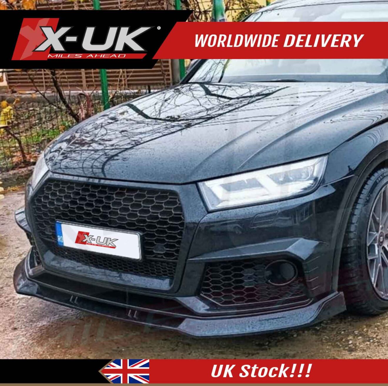 Audi Q5 SQ5 Bumper B9 2017-2020 XUK front bumper conversion