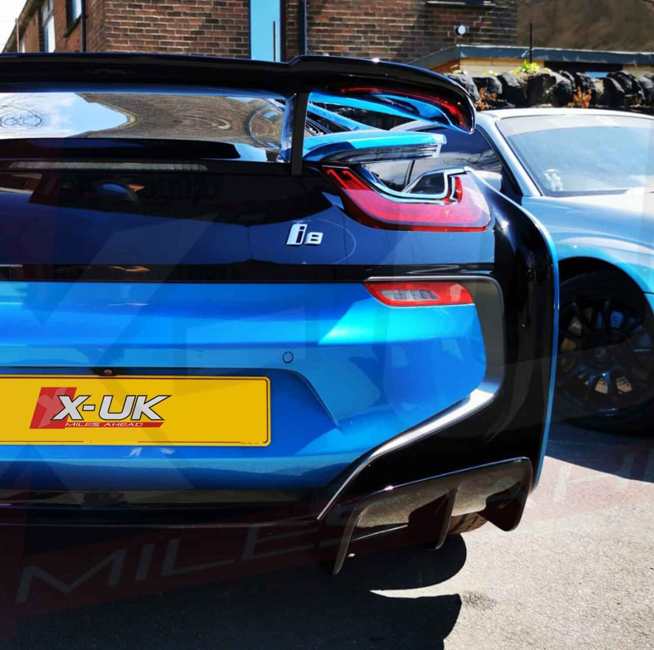 BMW I8 rear diffuser 2014-2019 valance FRP