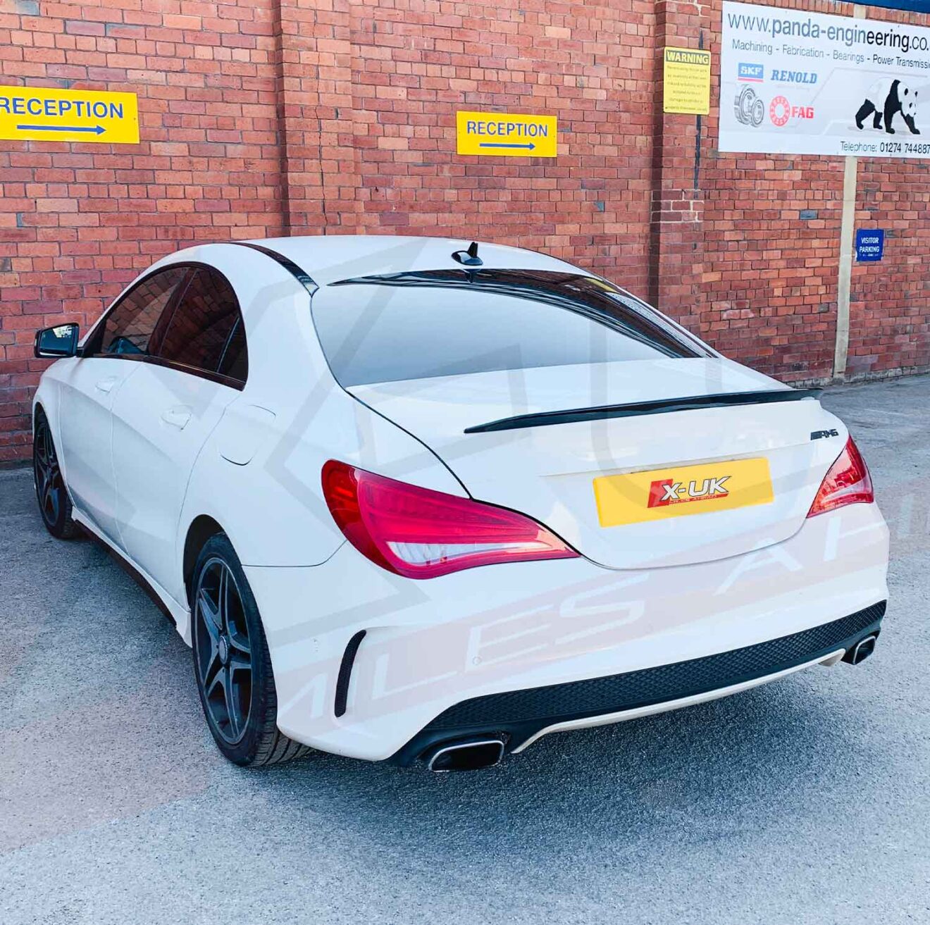 CLA45 rear spoiler to fit C117 AMG Sport 2013-2018 gloss black