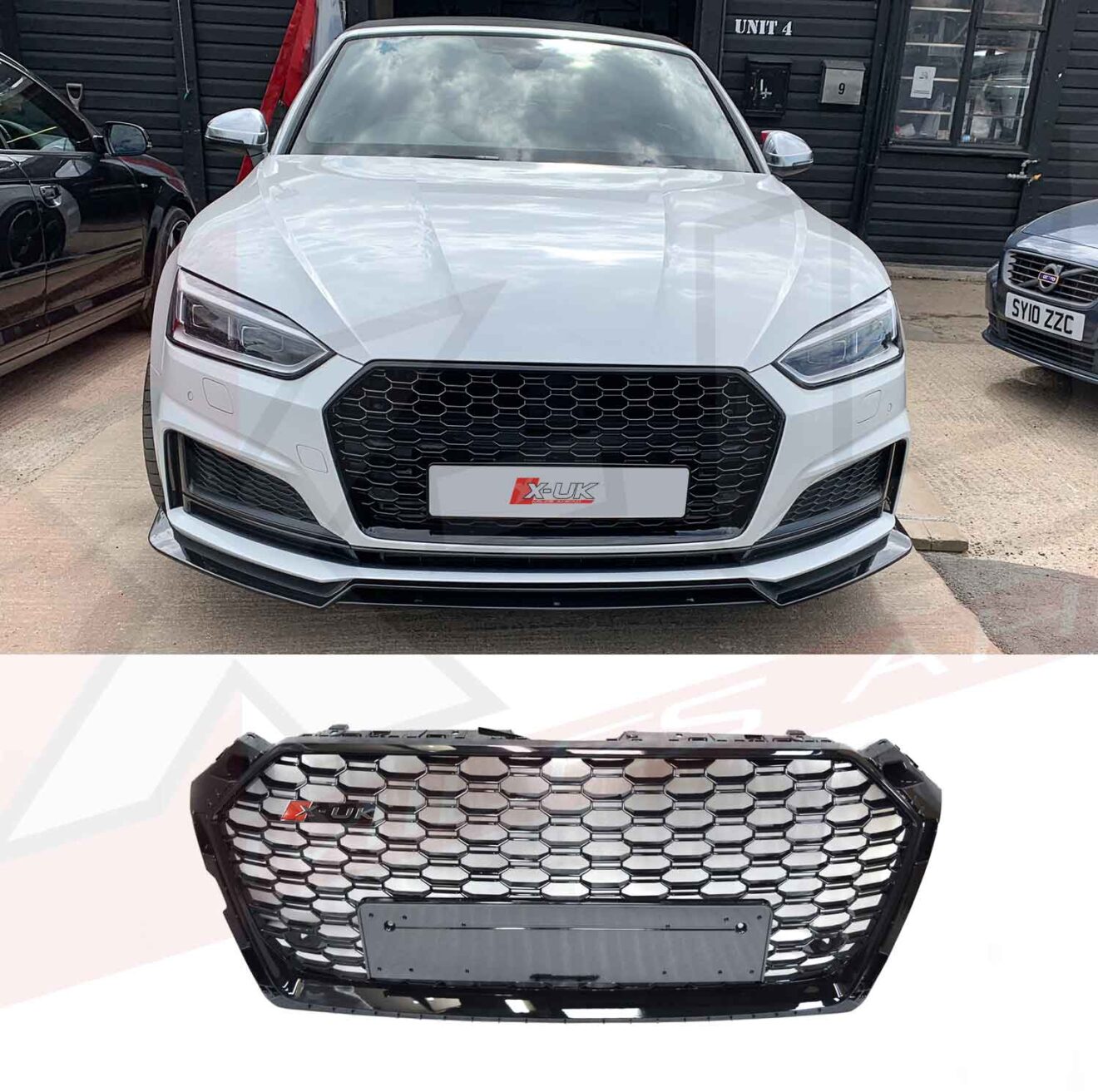Audi RS5 style grill honeycomb to fit Audi A5 S5 2016-2019 B9