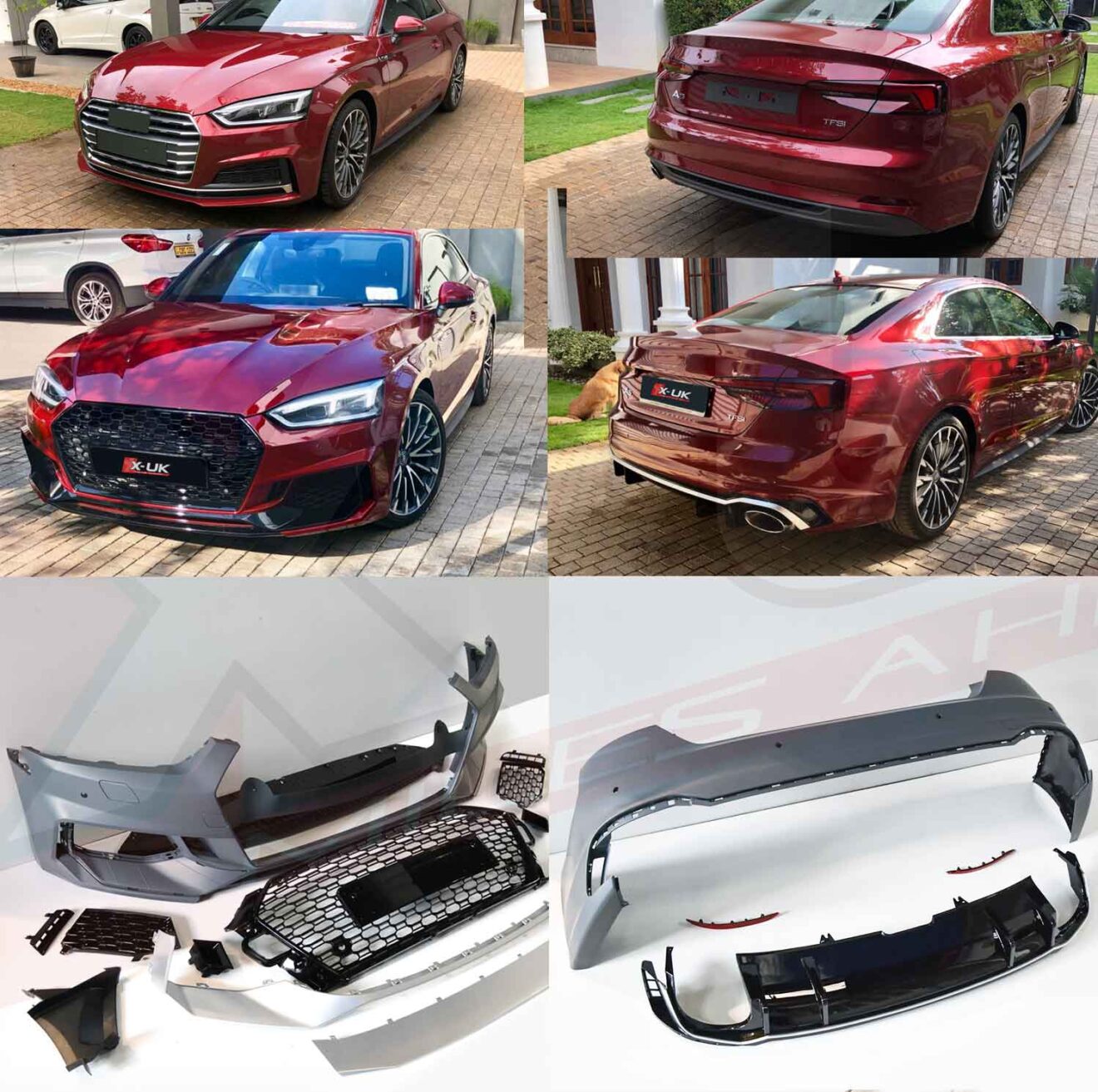 Audi RS5 style body kit to fit Audi A5 S5 2016-2019 B9 Sportback