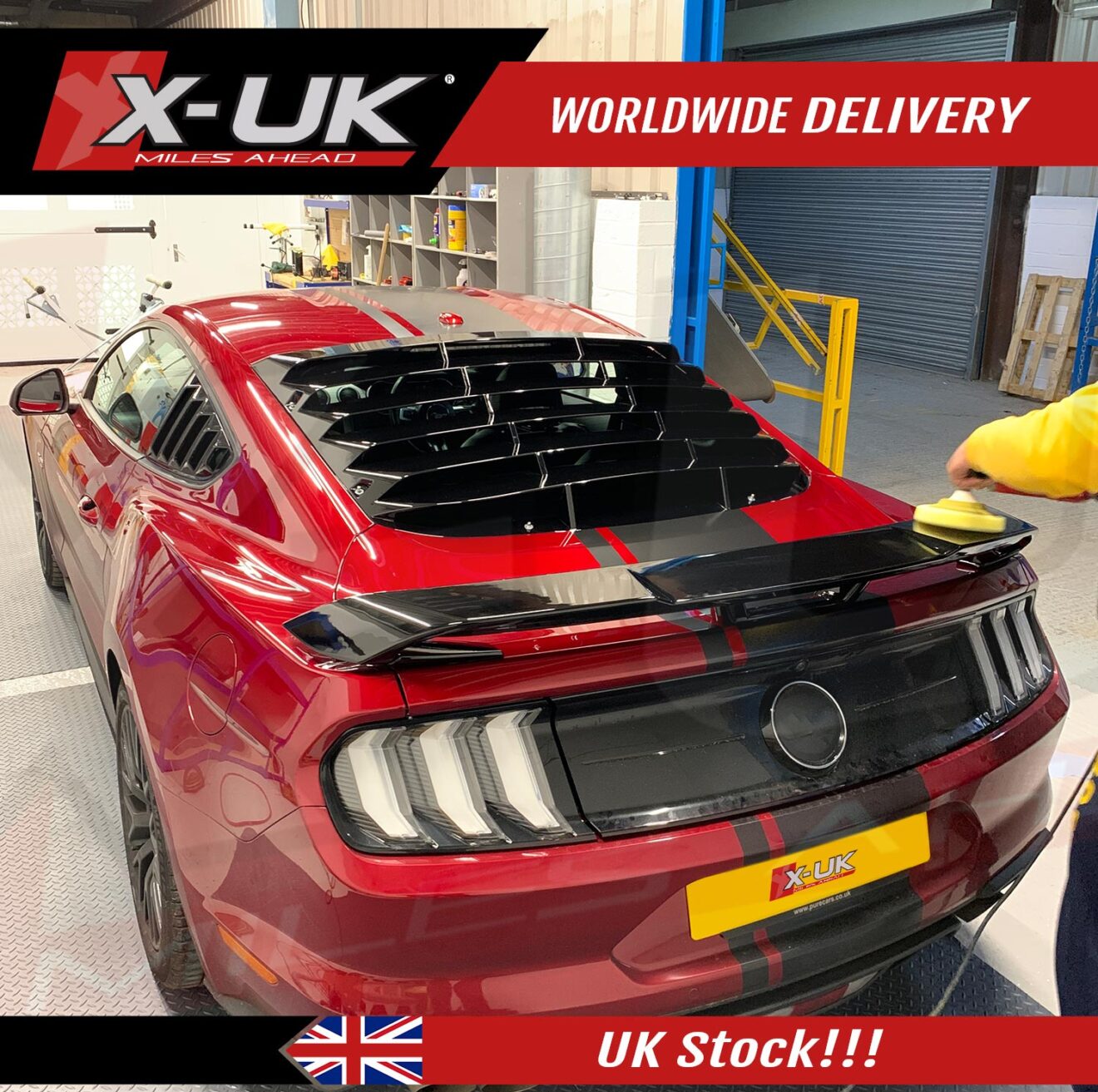 Mustang Performance pack spoiler to fit 2015-2022 GT S550
