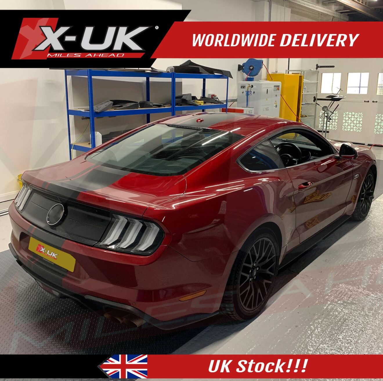 Mustang Performance pack spoiler to fit 2015-2022 GT S550