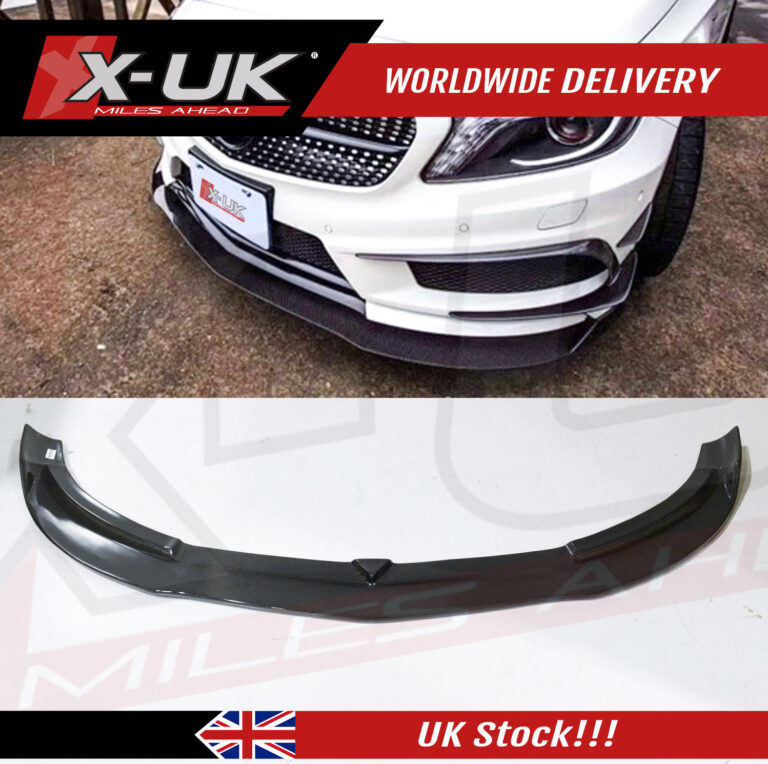 A-Class Revozport style splitter W176 carbon fiber to fit 2013-2018