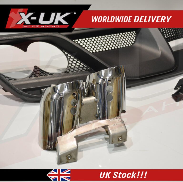 Mustang GT350 rear diffuser style with tail pipes to fit 2015-2017