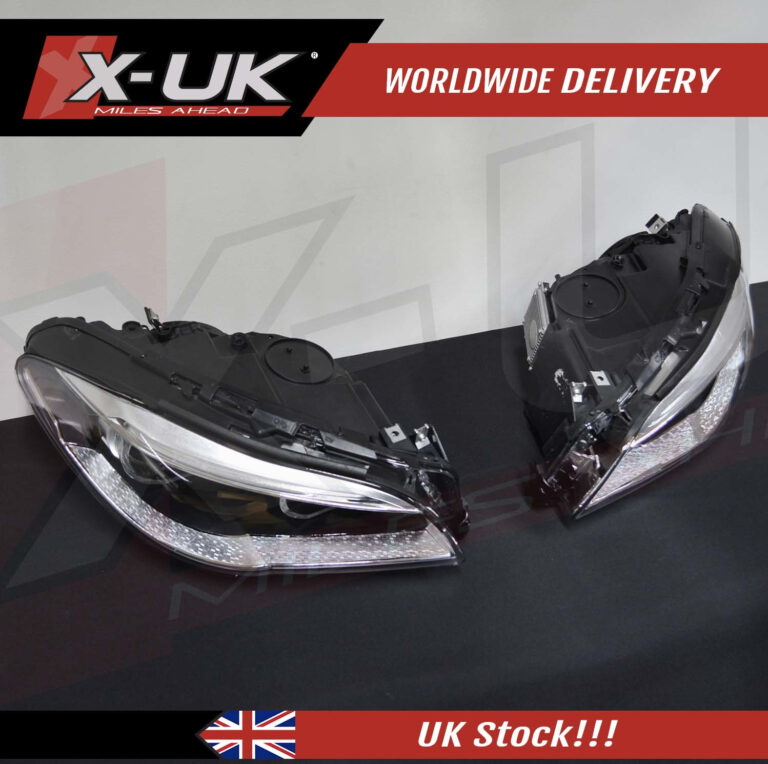 BMW F10 LED headlights to fit 2010-2016 5 Series with halogen
