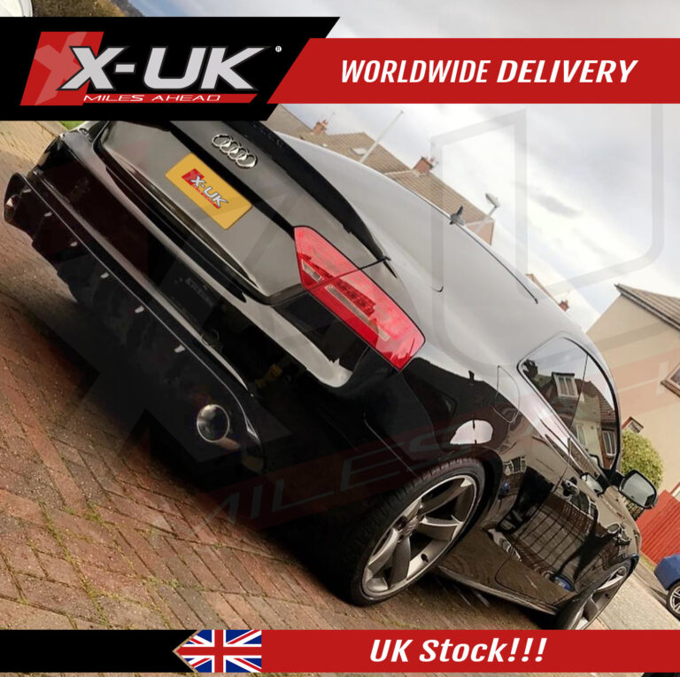 Audi S5 rear diffuser A5 SLine 2007-2012 black FRP