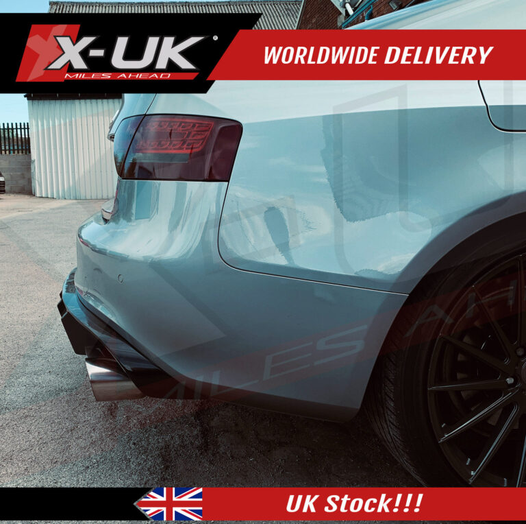 Audi S5 rear diffuser A5 SLine 2007-2012 black FRP