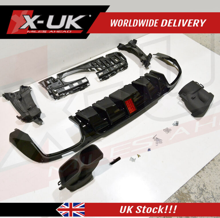 Brabus style diffuser to fit Mercedes W213 2016-2017