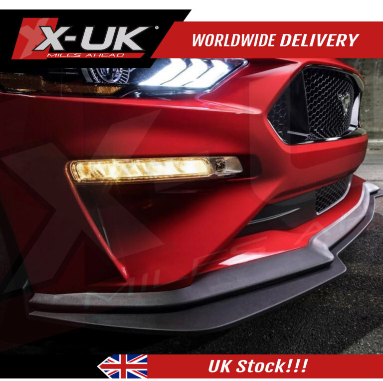 Ford Mustang GT 2018- 2020 front bumper lower splitter lip