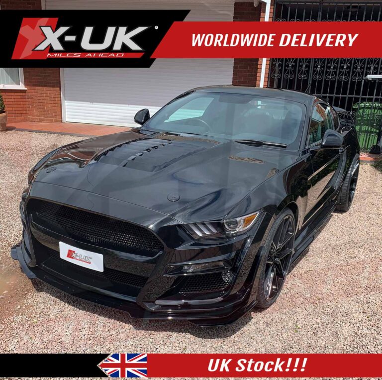 Mustang GT500 style bonnet aluminium to fit 2015-2017 GT S550