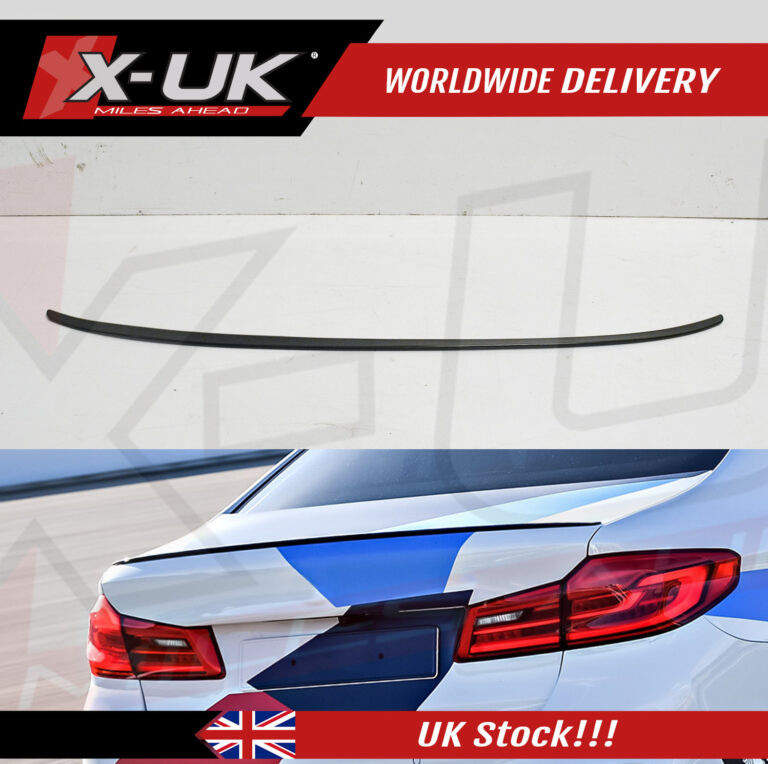 BMW 5 Series spoiler 2017-2019 G30 to M5 style gloss black