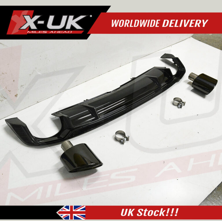 Audi A5 Sine diffuser black edition 2017-2019 B9 to RS5 style