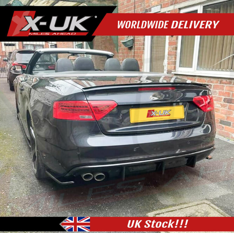 Audi A5 Sline diffuser FRP will also fit S5 model 2012-2015 facelift