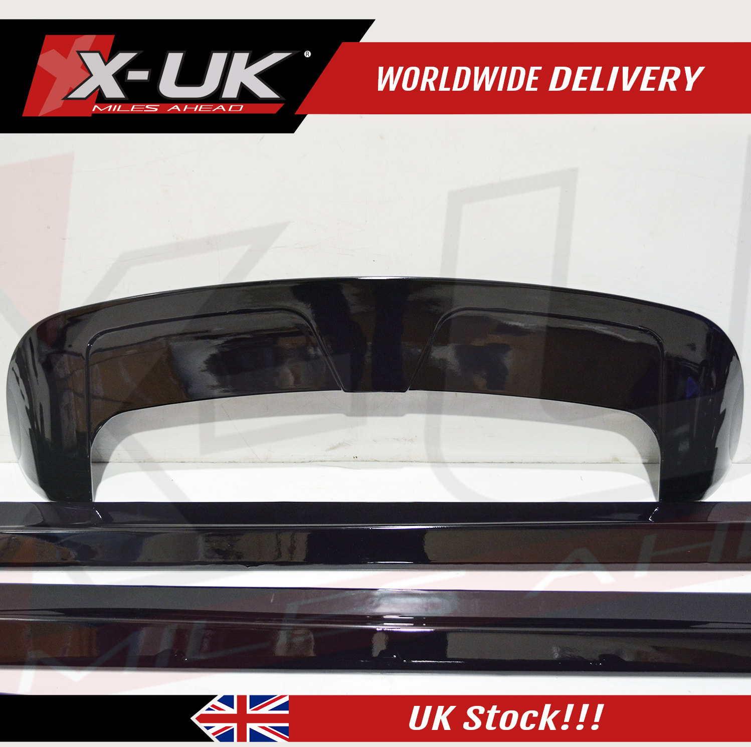 BMW X7 2019- 2020 G07 gloss black roof spoiler wing