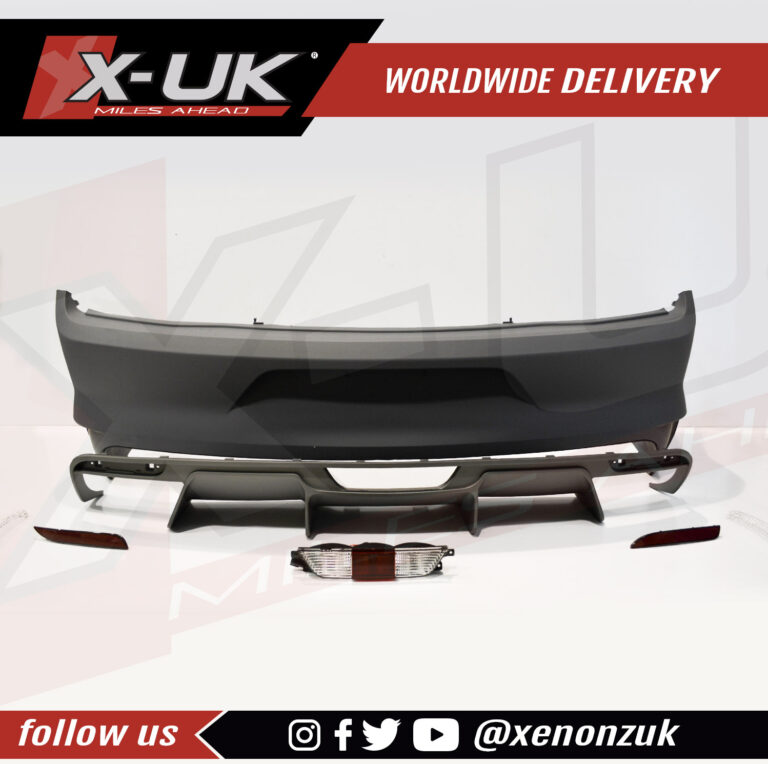 Ford Mustang rear bumper rocket style to fit S550 GT 2015-2017