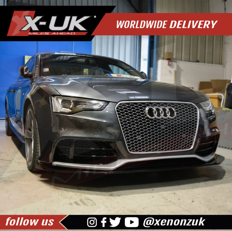 RS5 body kit 2007-2015 front splitter side skirts rear splitters