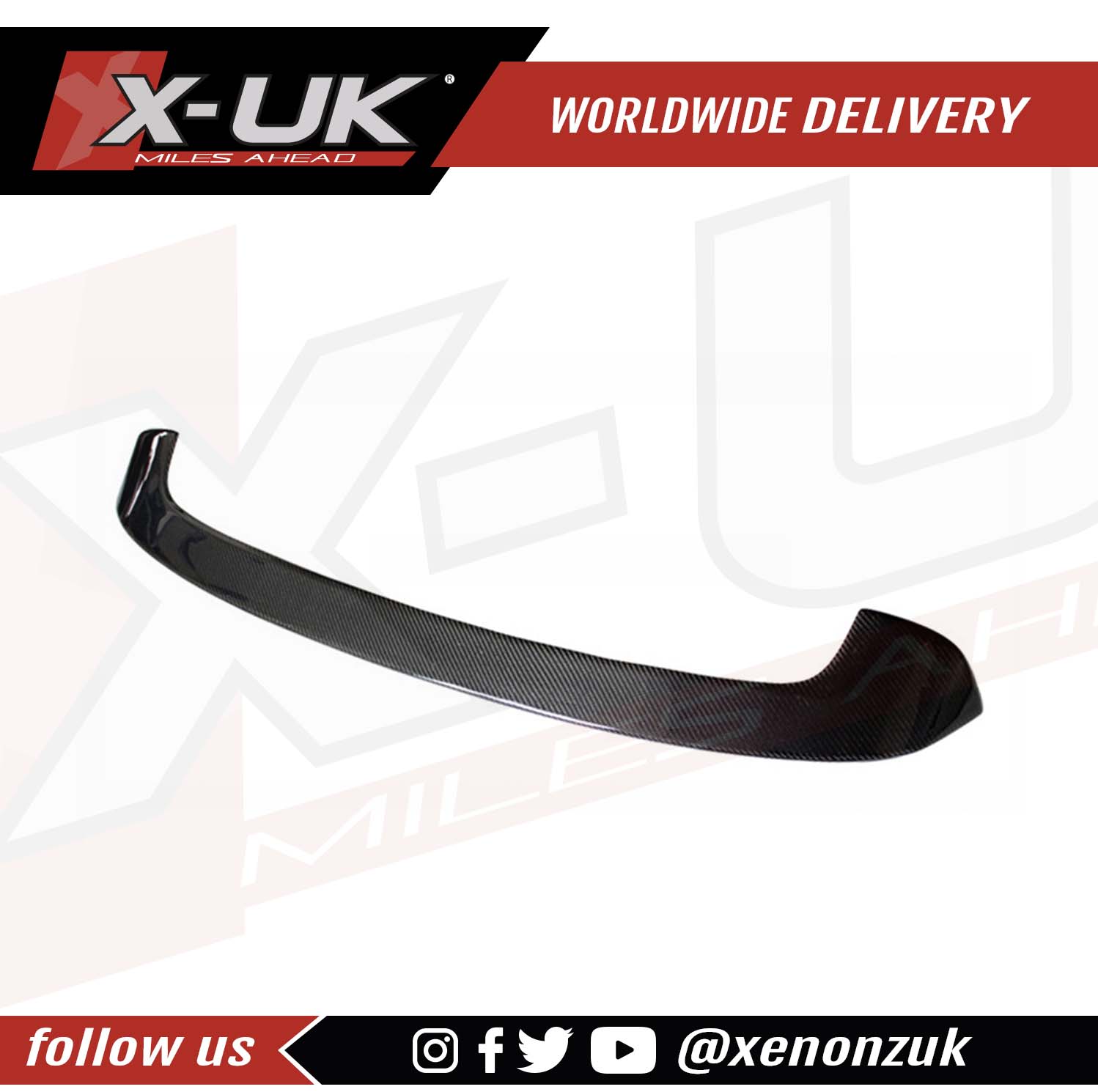 BMW 1 Series F20 M performance style carbon fibre rear spoiler
