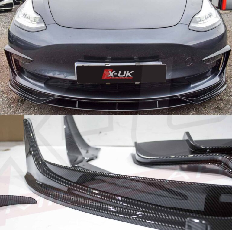 Tesla Body kit Model 3 2017-2021 front splitter skirts diffuser spoiler