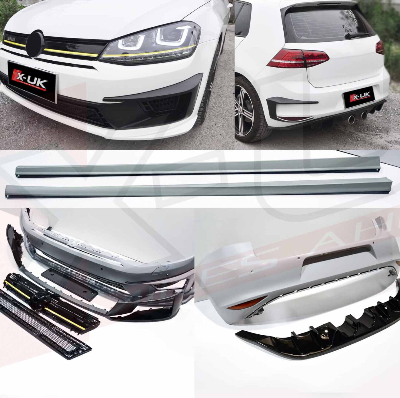 VW Golf 7 R400 style body kit conversion