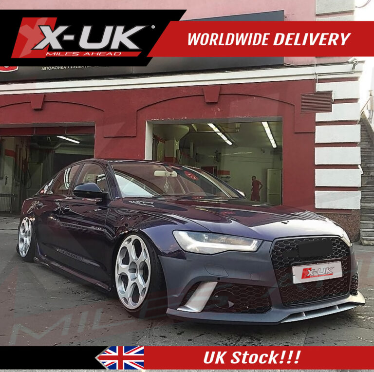 Audi RS6 style bumper conversion for Audi A6 S6 C7 2015-2018