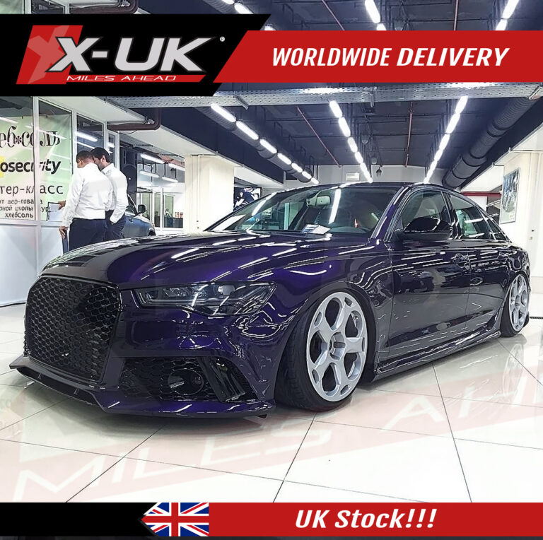 Audi RS6 style bumper conversion for Audi A6 S6 C7 2015-2018