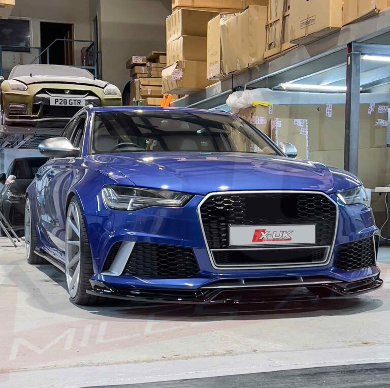 Audi RS6 Avant 2011-2018 front bumper lower splitter lip