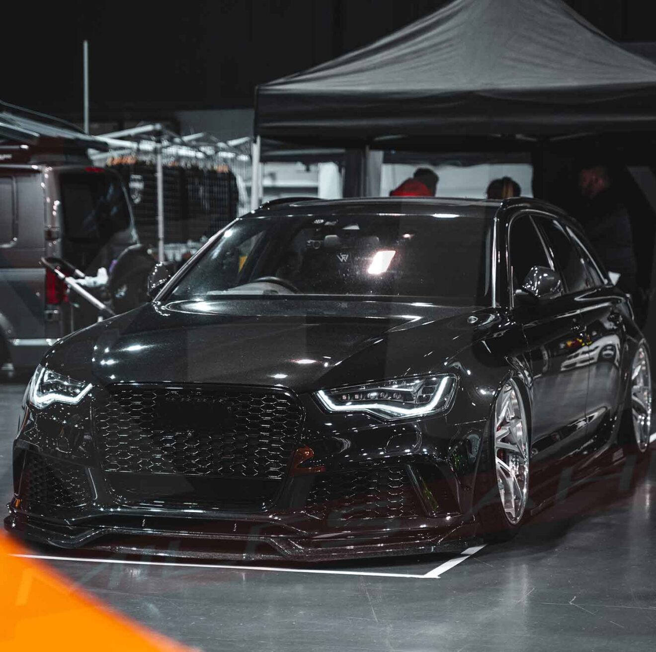 Audi RS6 Avant 2011-2018 front bumper lower splitter lip