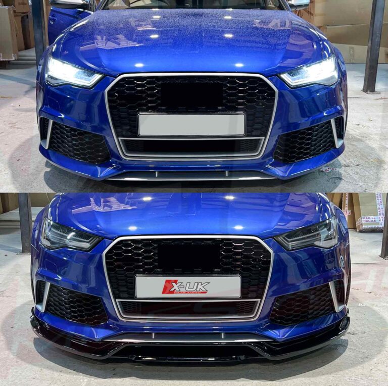 Audi RS6 Avant 2011-2018 front bumper lower splitter lip