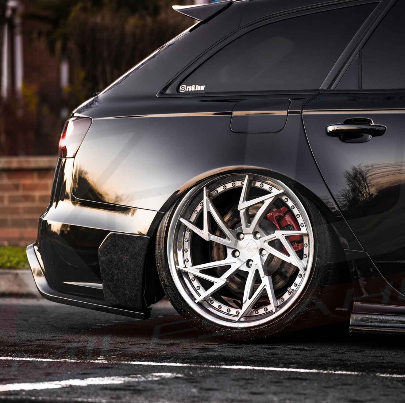 Audi RS6 bumper canards 2011-2018