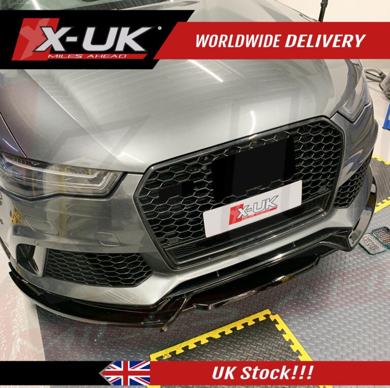 Audi RS6 body kit splitter skirts diffuser spoiler bumper canards