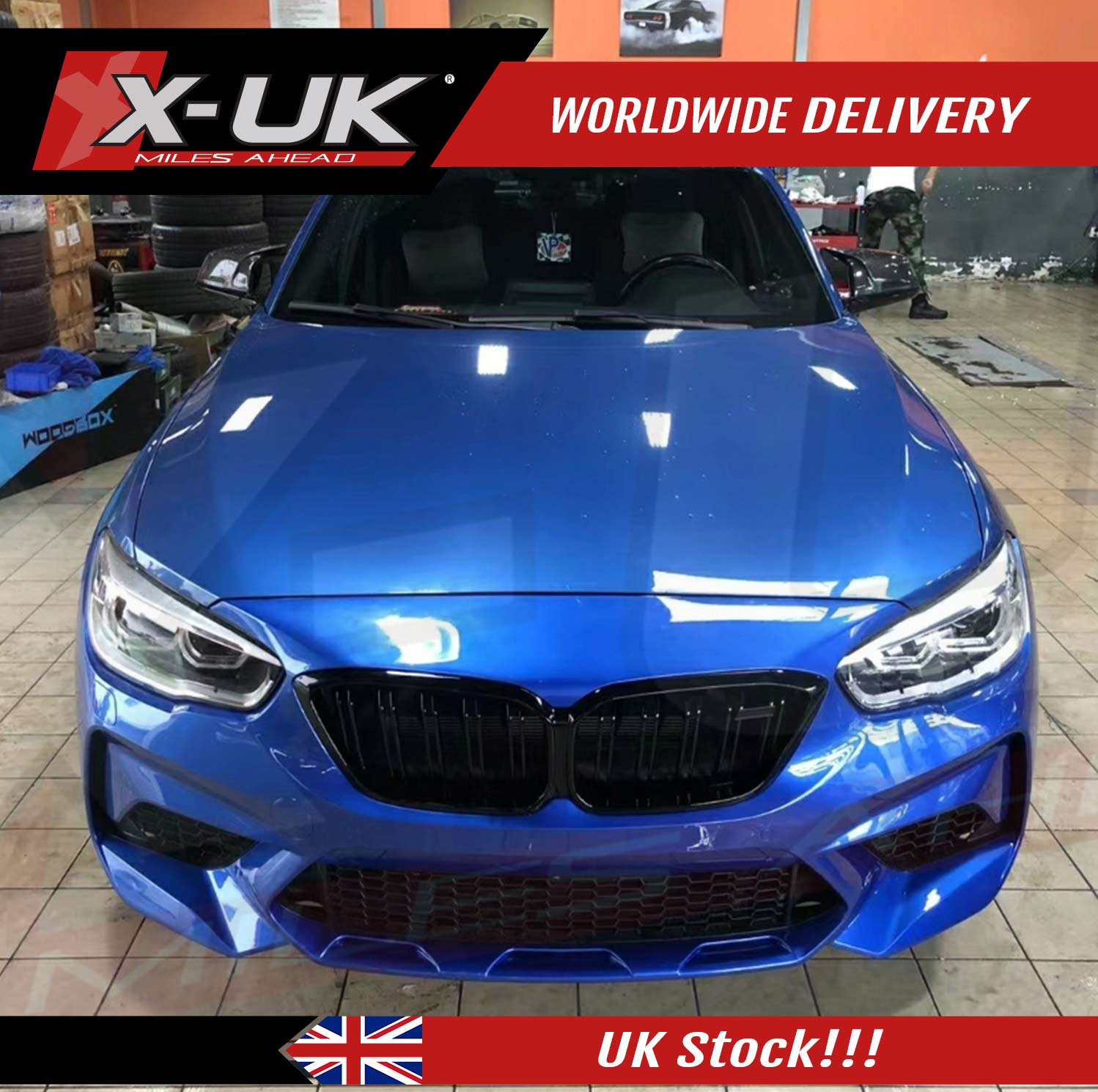 BMW 1 Series bumper F20 2015-2017 M2 CS style