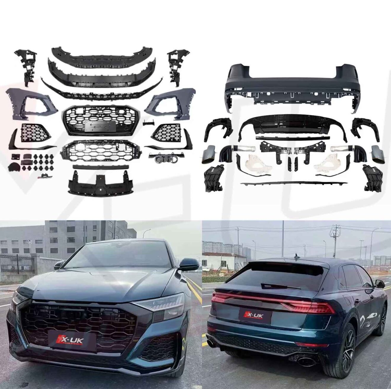 Audi RSQ8 body kit style to fit Audi Q8 and SQ8 2019-2022