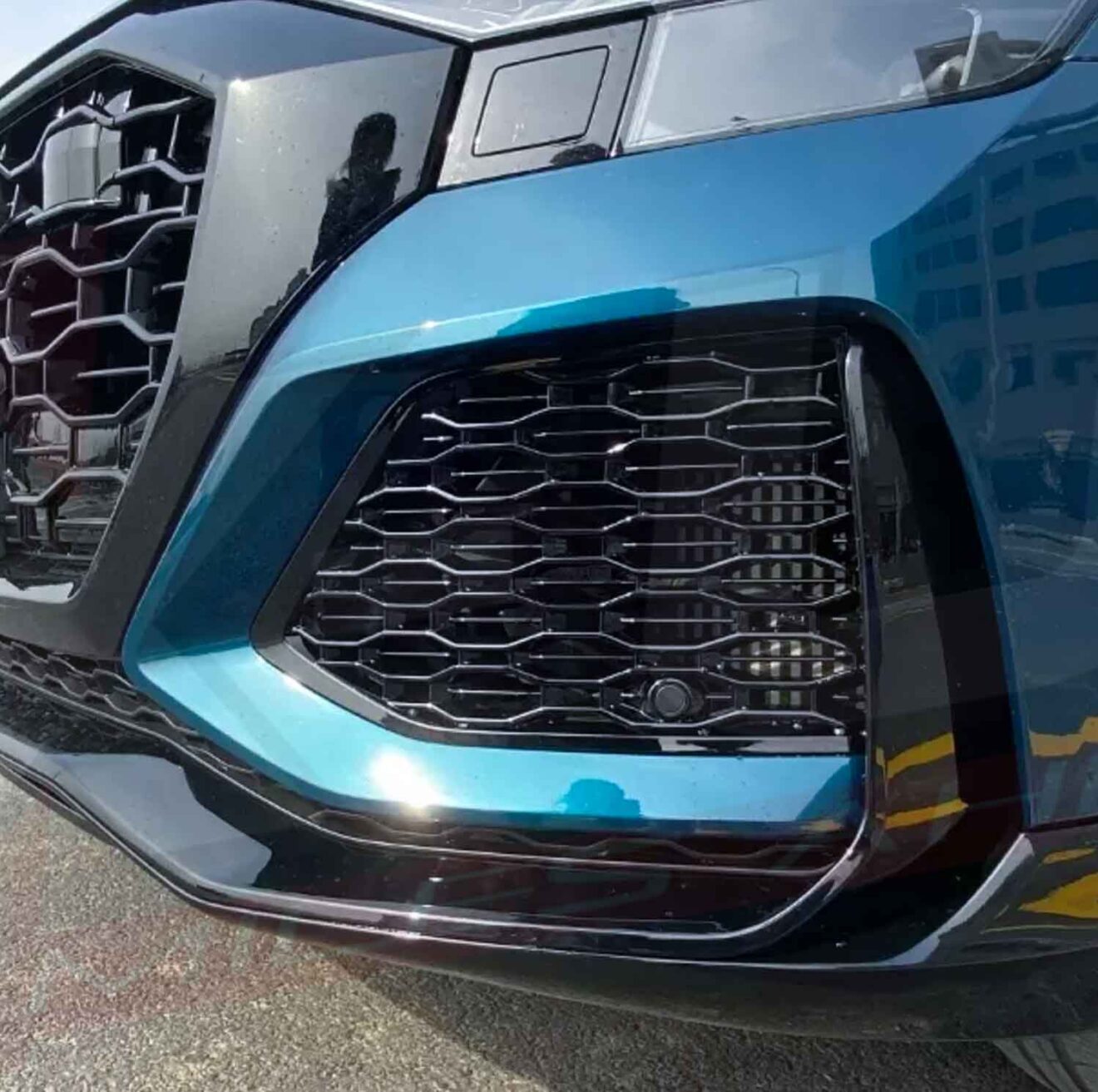 Audi Q8 SQ8 2019-2022 to RSQ8 style body kit front and rear bumpers