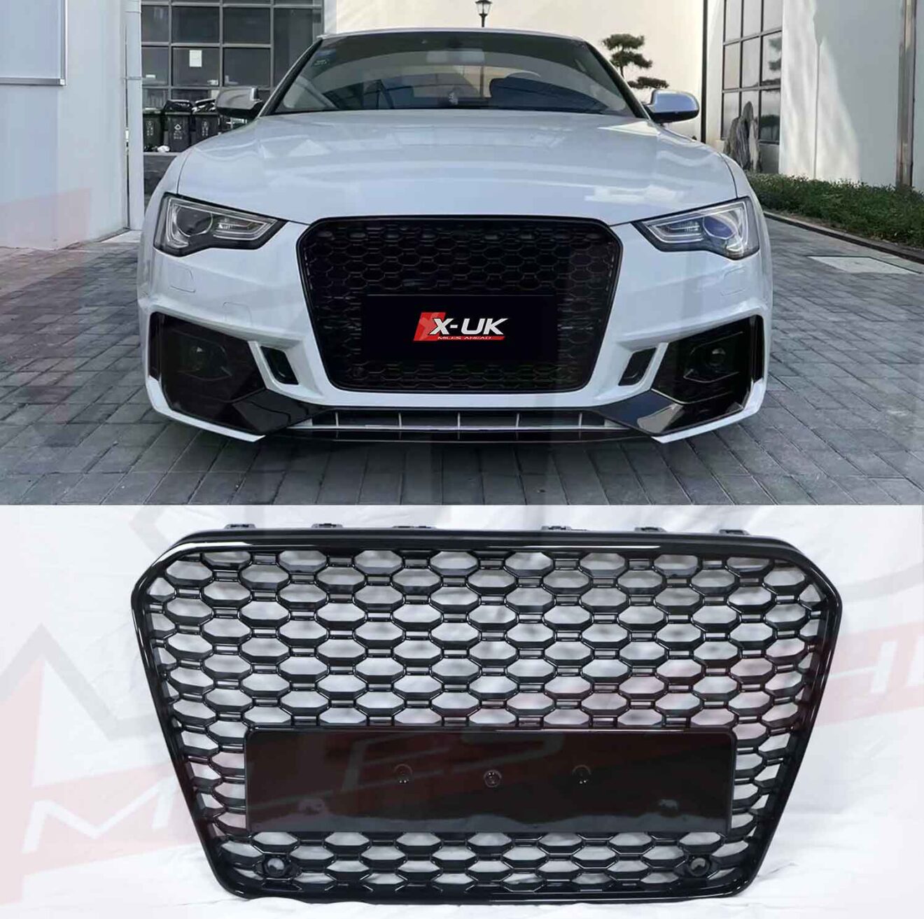 Audi RS5 B9 style front bumper conversion for Audi A5 S5 2012-2015