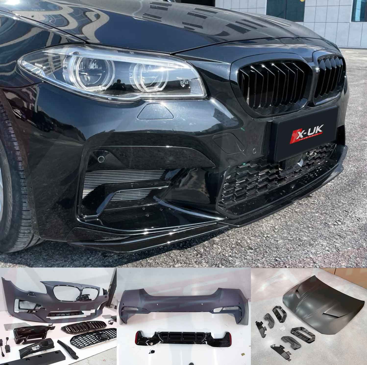 BMW Series F10 M Performance Body Kit Front Lip Splitter Rear Diffus