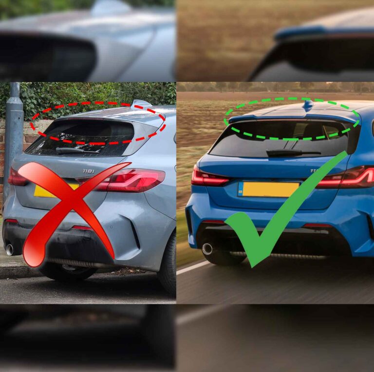 BMW F40 body kit 1 Series M Performance gloss black