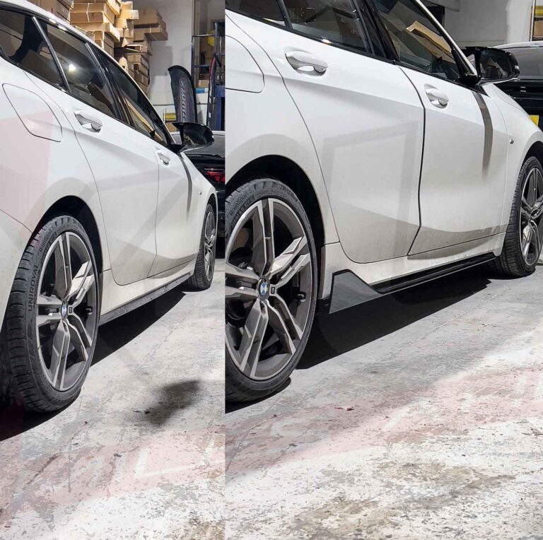 BMW F40 body kit 1 Series M Performance gloss black