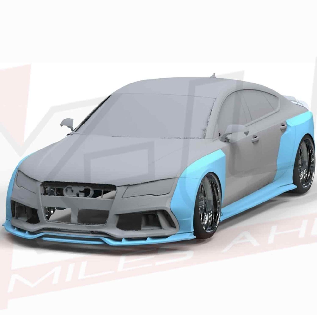 Audi RS7 2011 - 2014 XUK 666 wide body kit conversion fenders
